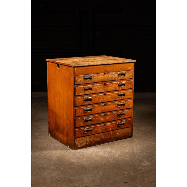 Vintage Wooden Lab Cabinet | Chairish