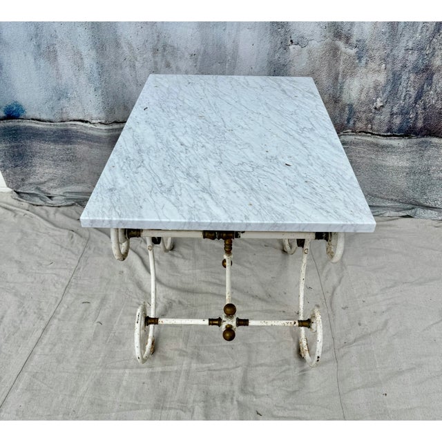 19th Century French J. Mareschal Bakers Table | Chairish