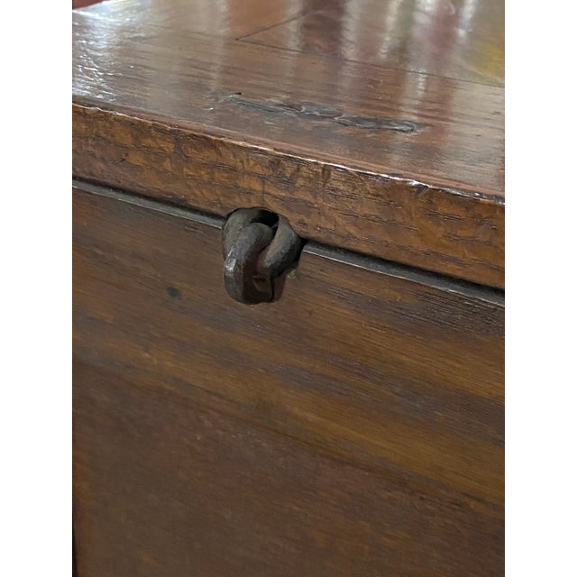 Antique English Carved Storage Chest with Lift Top | Chairish