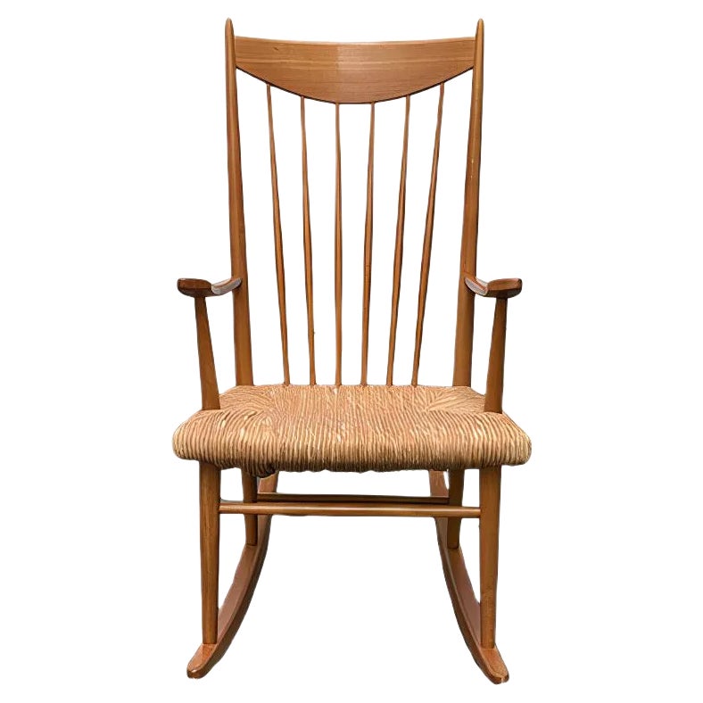 Mid-Century Danish Rocking Chair | Chairish