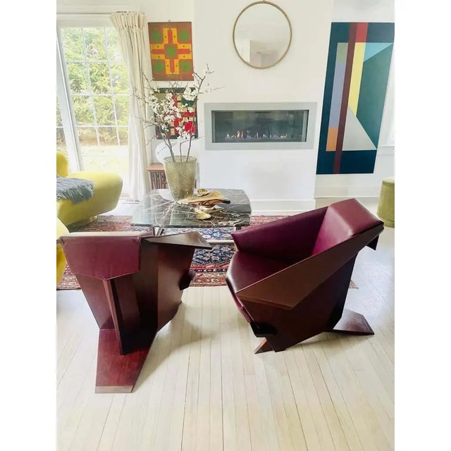 1980s First Edition Set of 4 Cassina Taliesin Chairs by Frank Lloyd ...