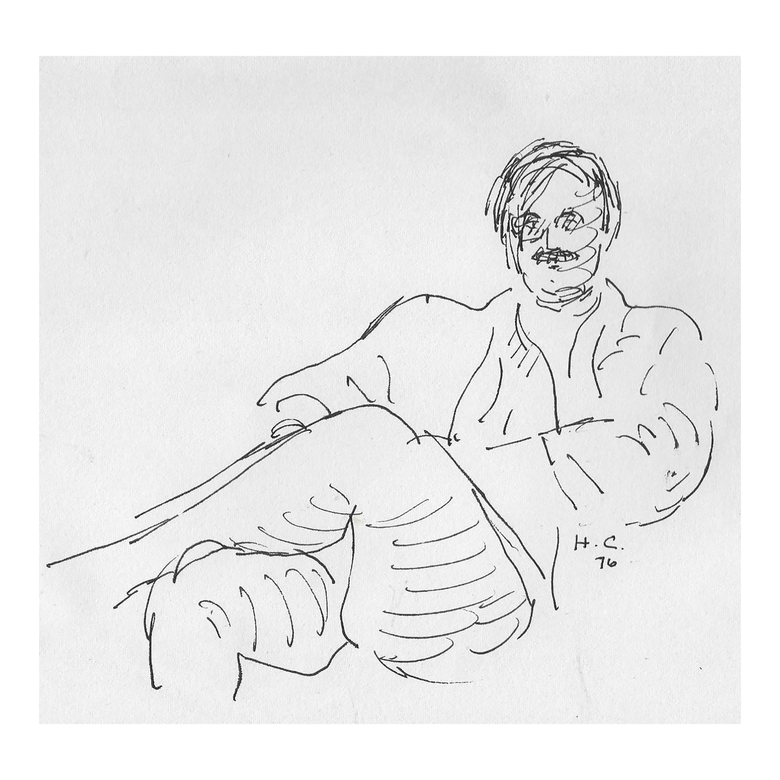 1976 Hayward Cirker Figure Drawing | Chairish