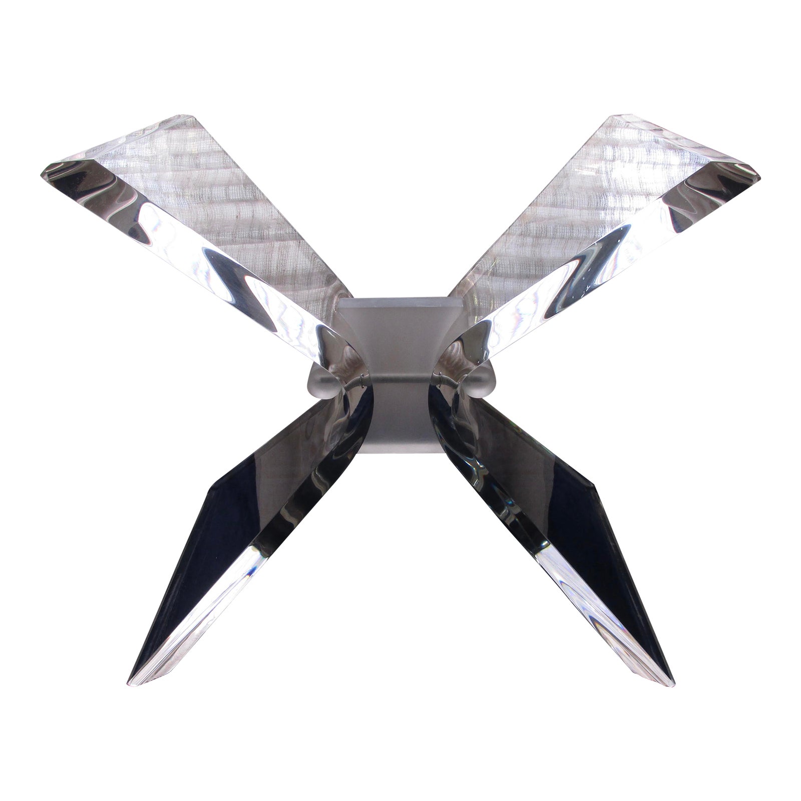 1960s Vintage Mid-Century Modern Acrylic Lucite Perspex Butterfly Table ...