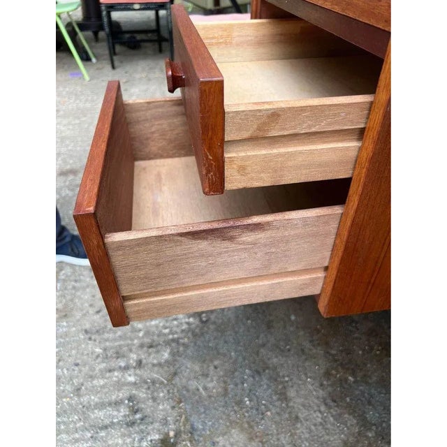 Mid Century Jesper International Danish Modern Executive Teak Desk ...