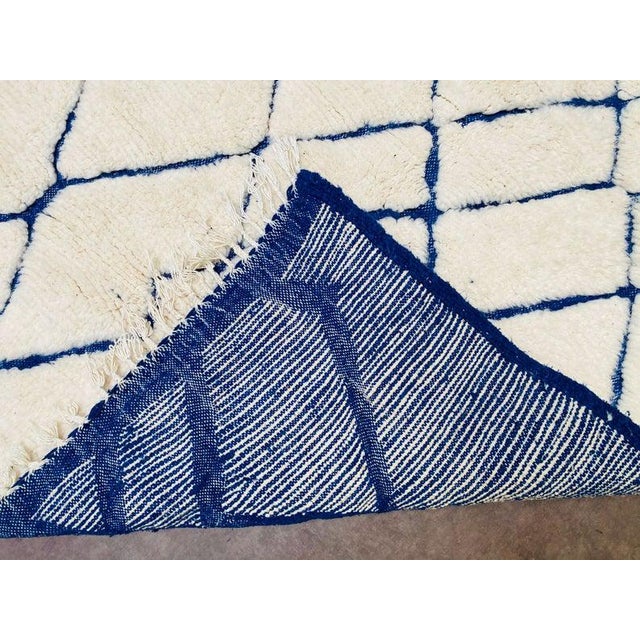 Moroccan Beni Ourian Rug-5′1″ × 8′1″ | Chairish