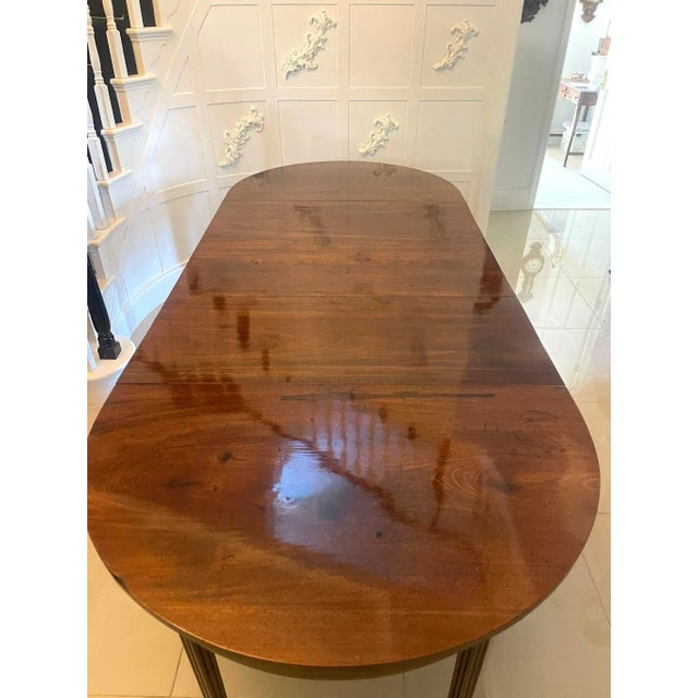 George III Figured Mahogany Metamorphic Dining Table, 1800s | Chairish