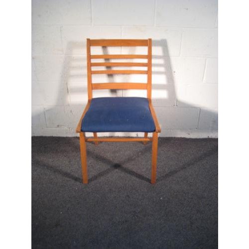 Danish Modern Ladder Back Arm Chair | Chairish