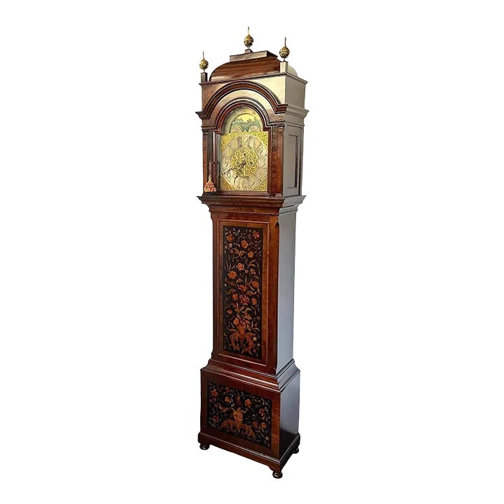 J.J. Elliot Mahogany Grandfather Clock for Tiffany & Co. 1915 | Chairish