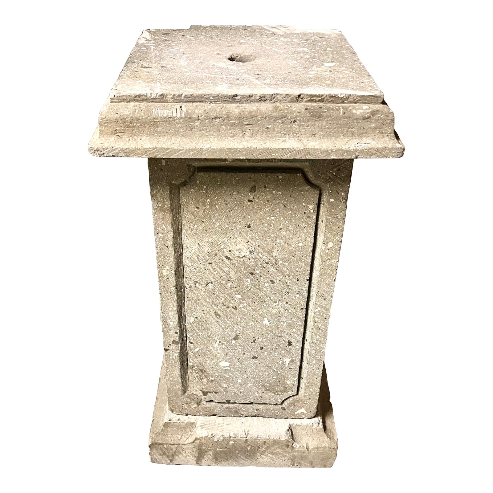 1980s Concrete Display Pedestal/Plant Stand | Chairish