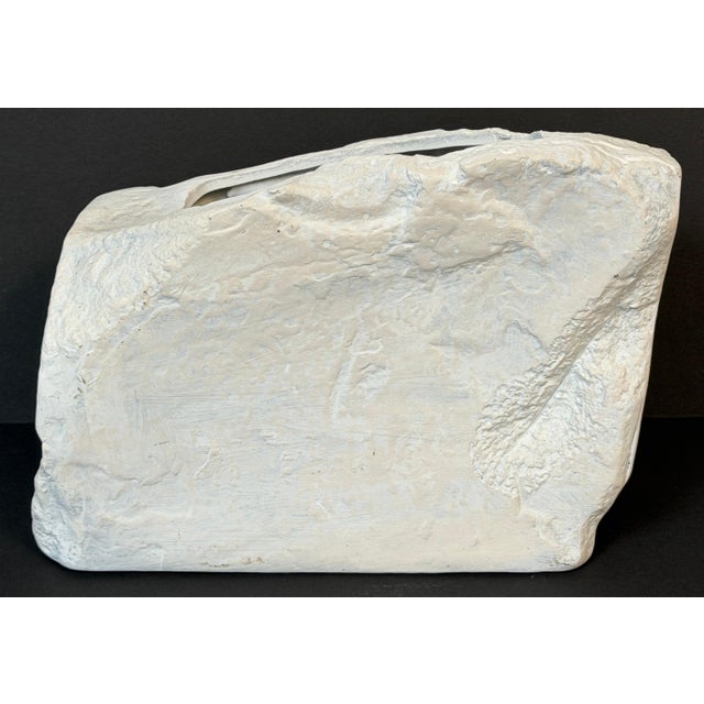 Sirmos Faux Stone Cast Resin Rockwork Sculptural Vase, USA, 1970s ...
