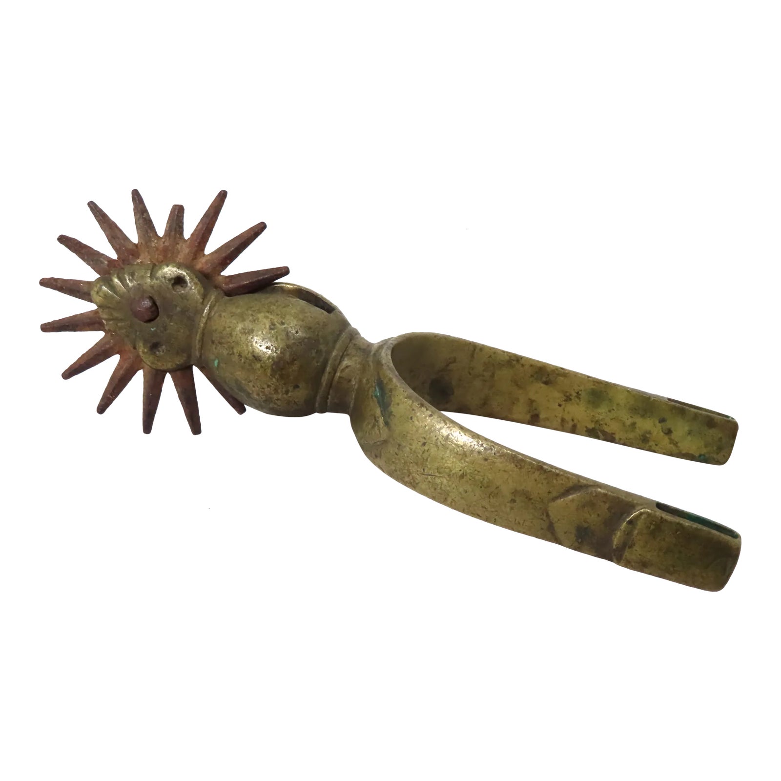 Large Size Unusual Mid 19th Century Antique Solid Brass With Iron ...