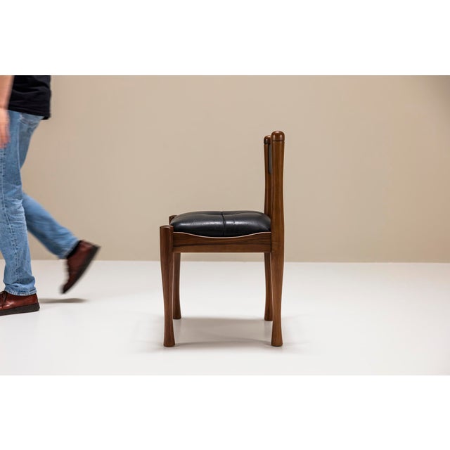 Chairs Model 620 in Walnut by Silvio Coppola for Bernini, Italy, 1964 ...