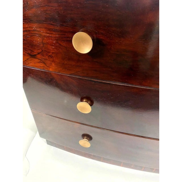 American Modern Rosewood Three-Drawer Chests, Gilbert Rohde - a Pair ...