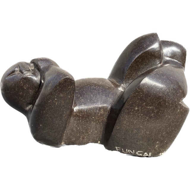 Late 20th Century Fungai Chupaku Shona Carved Stone Sculpture | Chairish