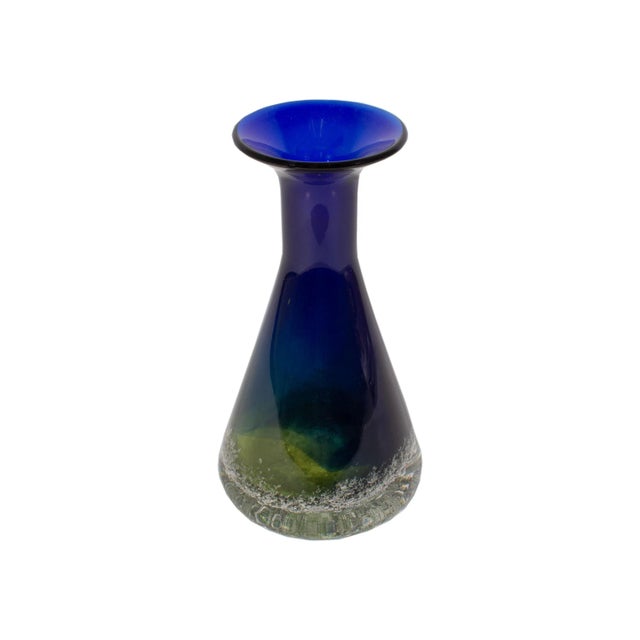 Heinrich Löffelhardt Schott Zwiesel German Glass Vase | Chairish