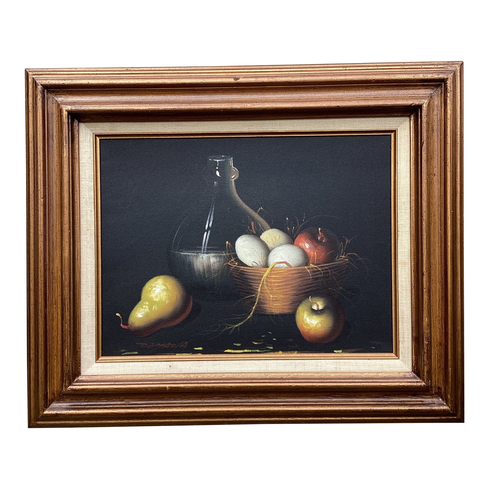 Mid 20th Century French Artist Violette De Mazia Framed Painting on ...
