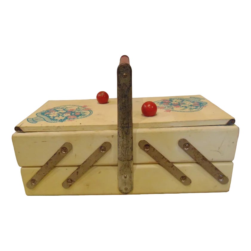 Vintage Thread Cabinet, 1970s | Chairish