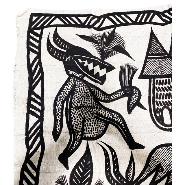 Vintage Korhogo by the Senufo People Mud Cloth Cote d'Ivoire | Chairish