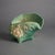 Roseville Art Pottery Conch Shell, Peony in Green, Circa 1942 | Chairish