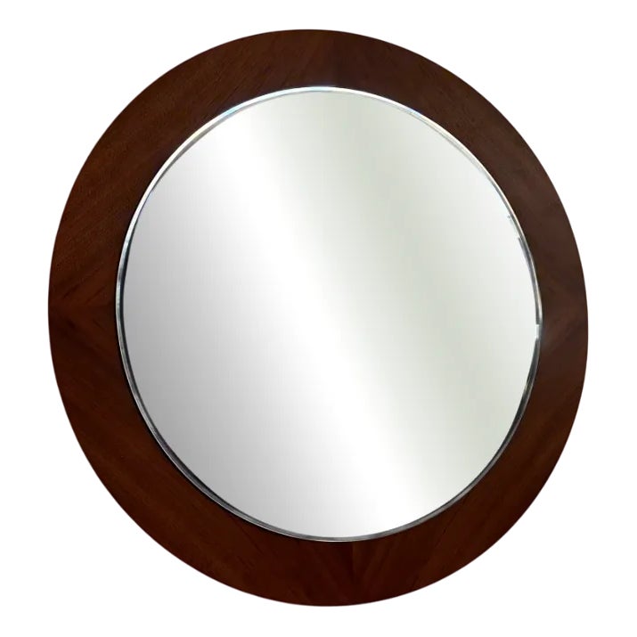 Scandinavian Style Crystal Mirror, Germany, 1970s | Chairish
