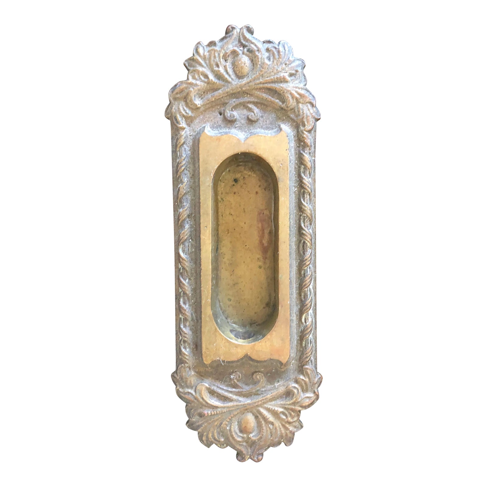 Antique Brass Window Pull | Chairish