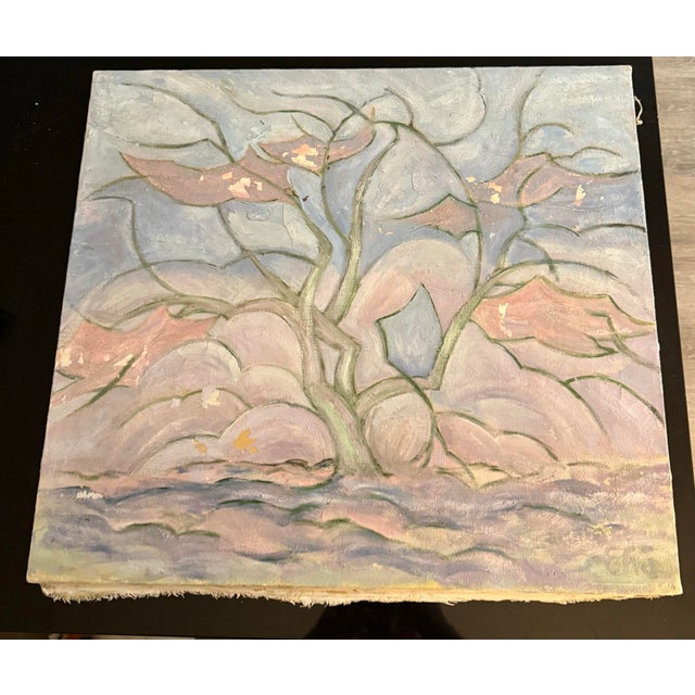 Antique Impressionist Landscape Early California Modernist Painting ...