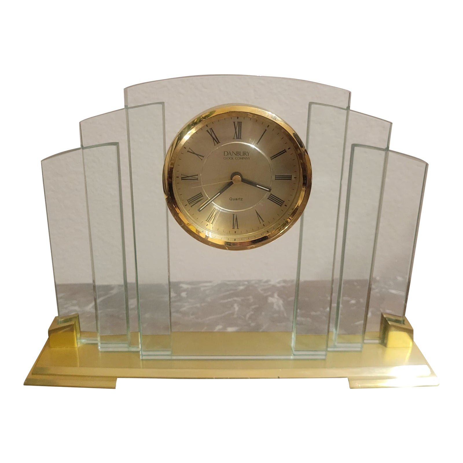 Mid 20th Century Vintage Danbury Clock | Chairish