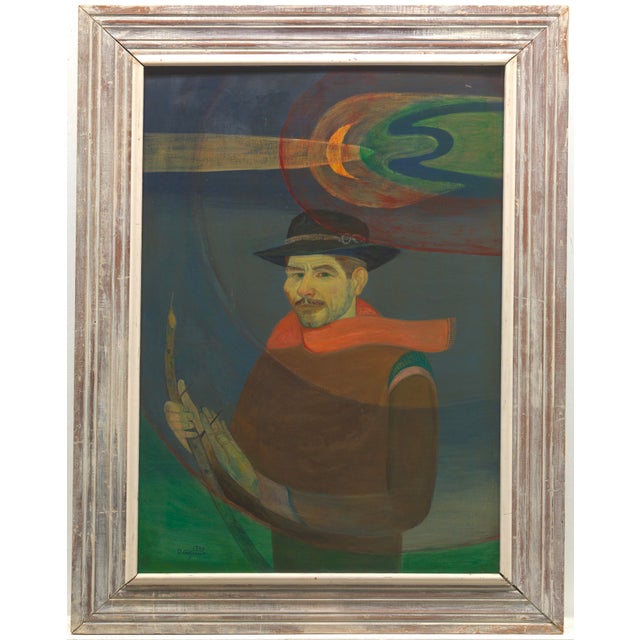 Original Oil Portraiture Painting by Frank Dininno | Chairish