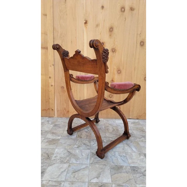 Antique Italian Renaissance Revival Ornate Carved Figural Walnut ...