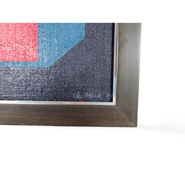 Charlotte Möck, Abstract Composition, Oil on Jute Canvas | Chairish