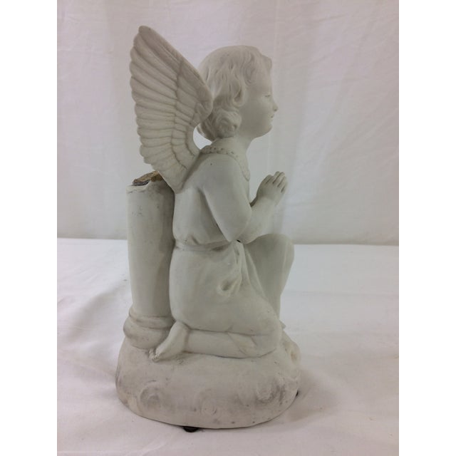 French Bisque Angel Figurine | Chairish