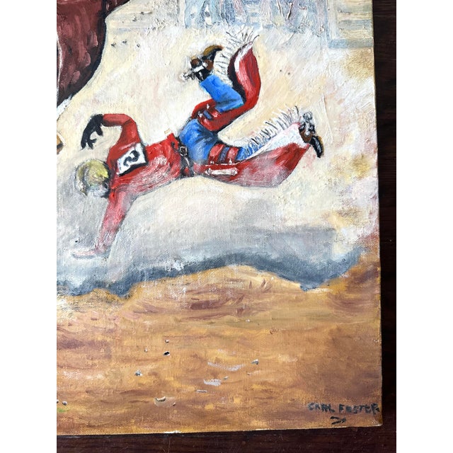 1950’s Mid-Century Modern Carl Foster Painting | Chairish