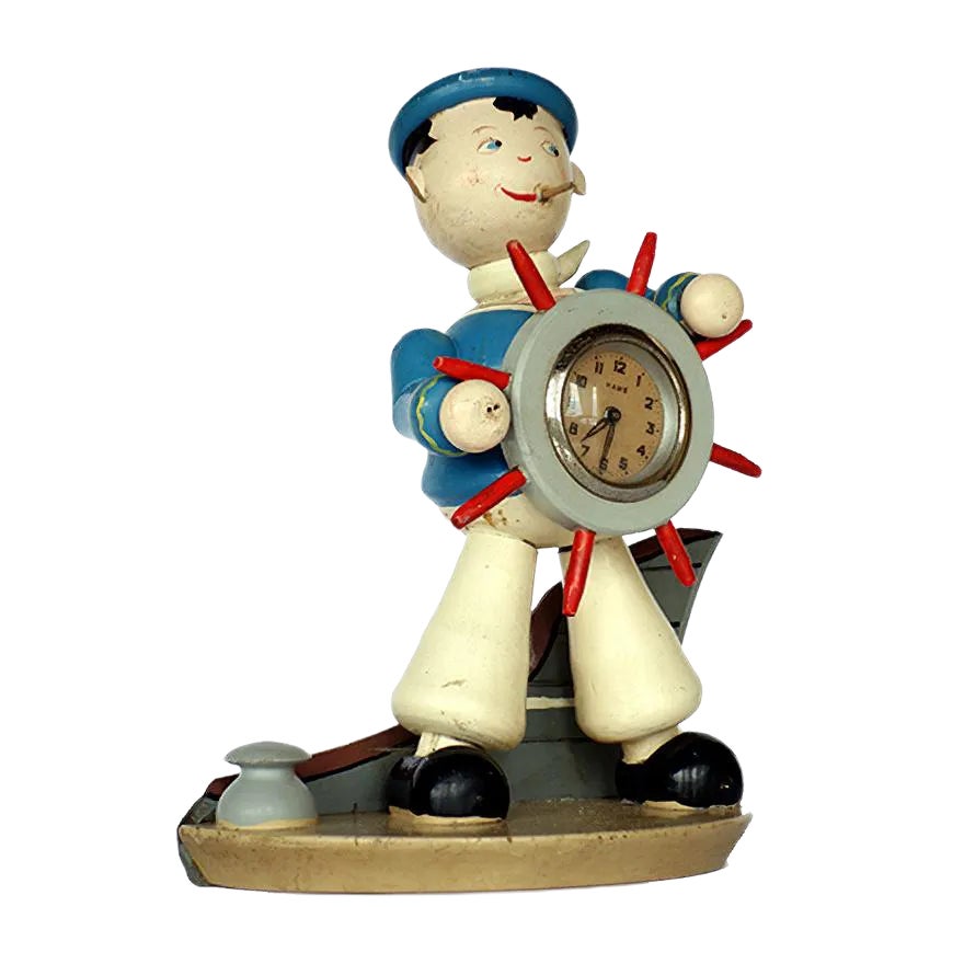 Sailor's Table Clock, 1920s | Chairish