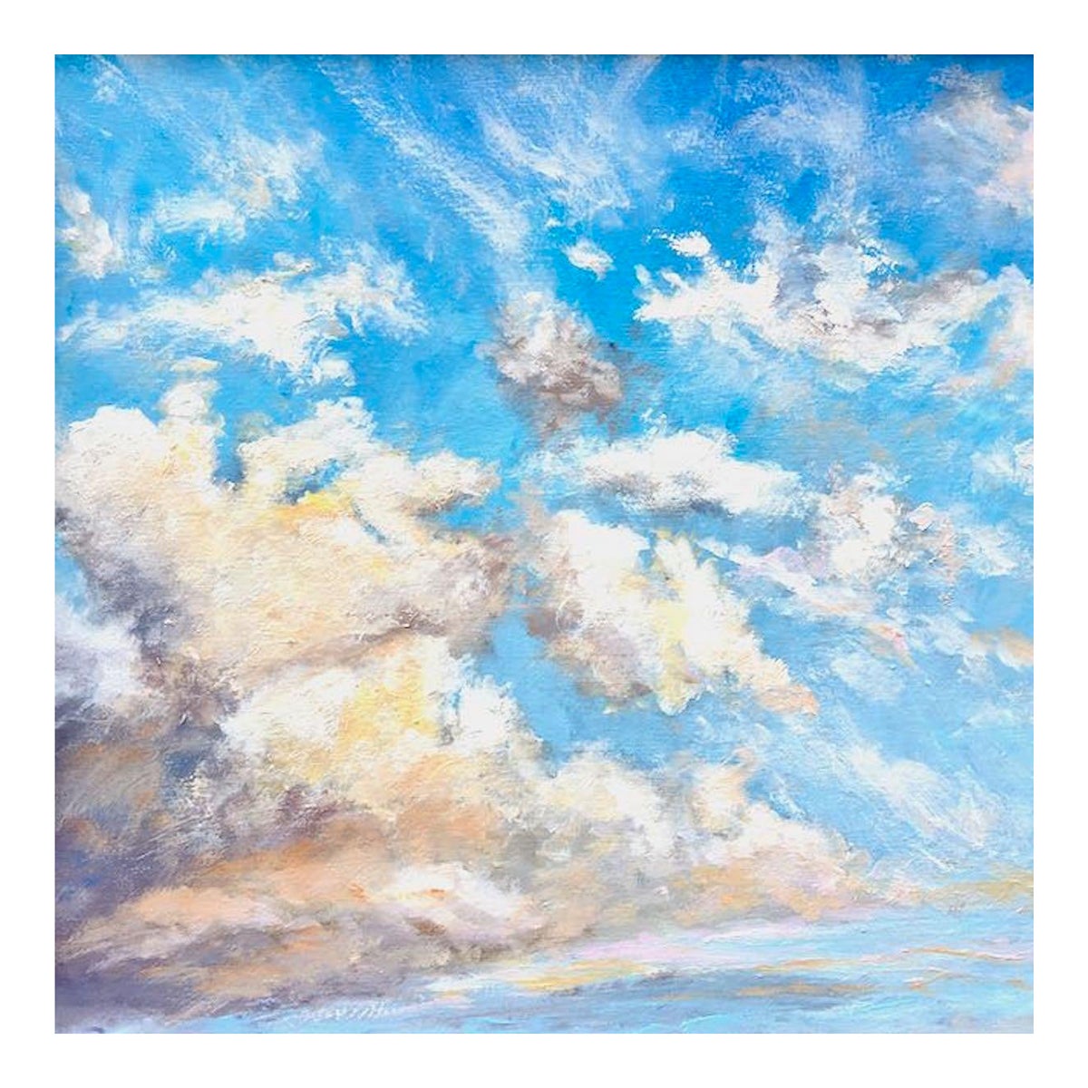 Jaunty Sky-Contemporary Original Oil Painting by Rich Gombar | Chairish