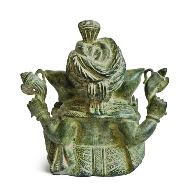 Antique Brass & Verdigris Ganesha | Chairish