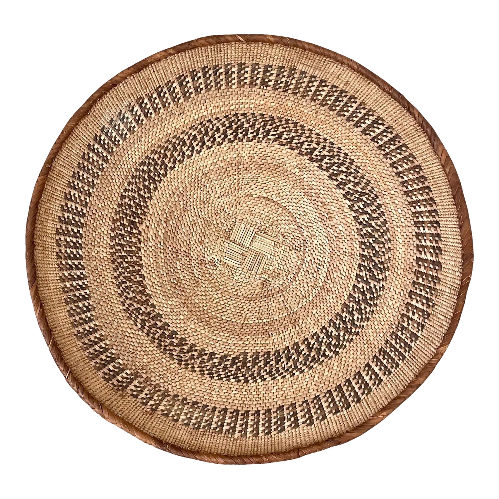 Batonga, Winnowing, Basket, 19” Zimbabwe, Zambia, African Baskets ...