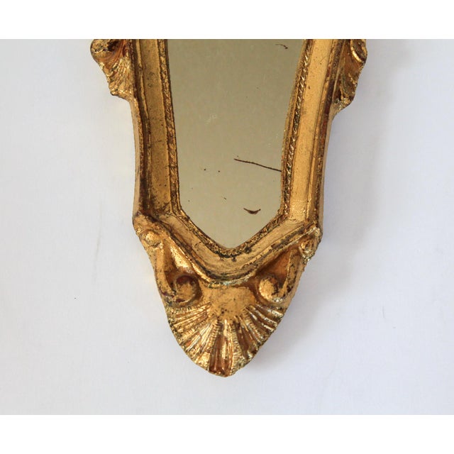Vintage Italian Accent Wall Mirror | Chairish
