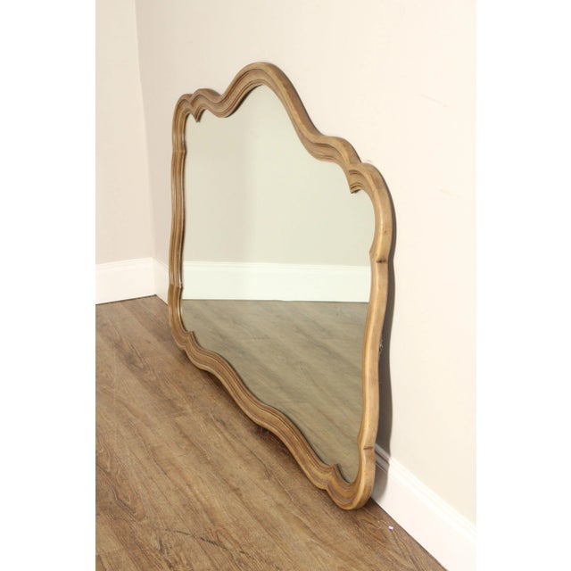 Fancher Vintage French Provincial Style Fruitwood Wall Mirror | Chairish