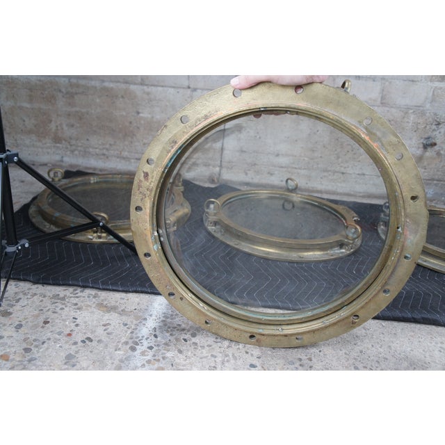 Early 20th Century Extremely Large Antique Solid Bronze Maritime Ships ...