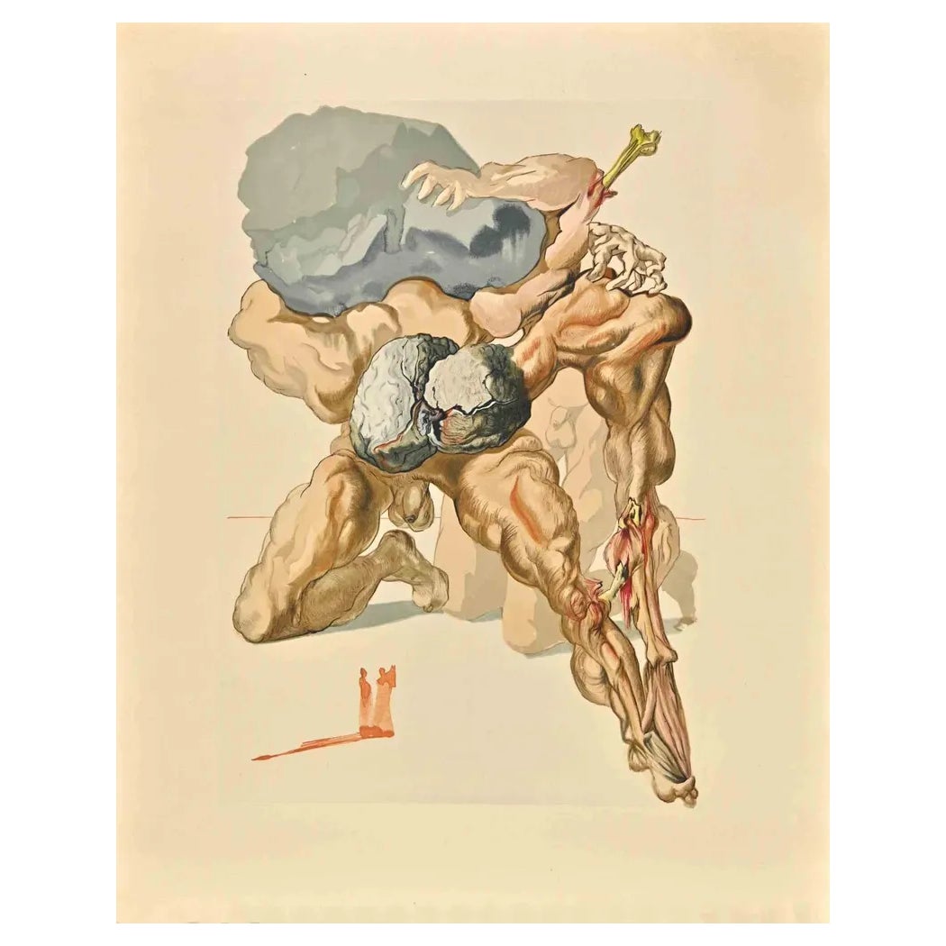 Salvador Dali, The Divine Comedy: The Avaricious, Woodcut Print, 1963 ...