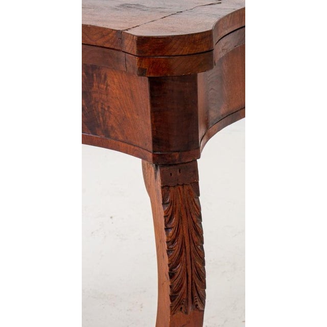 American Victorian Console Card Table | Chairish