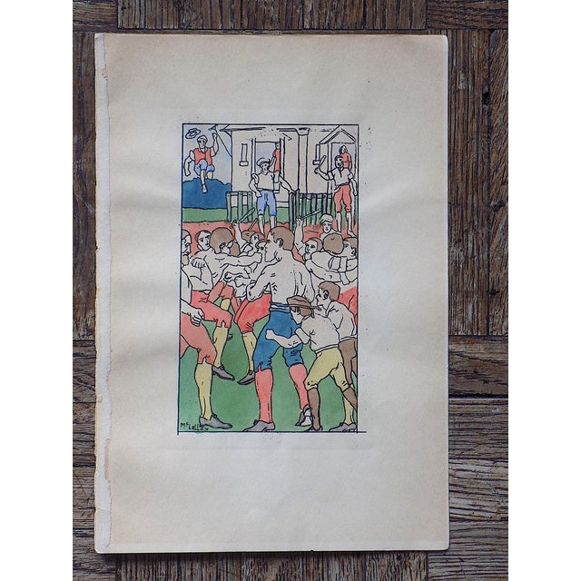 Antique Signed Hand Colored 19th Century Scottish Sporting Etchings ...