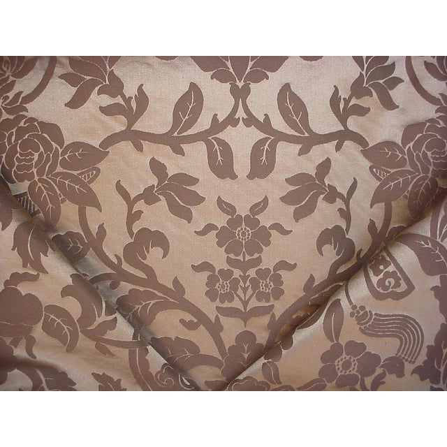 Brunschwig & Fils Chinese Silk Floral Damask Upholstery Fabric | Chairish