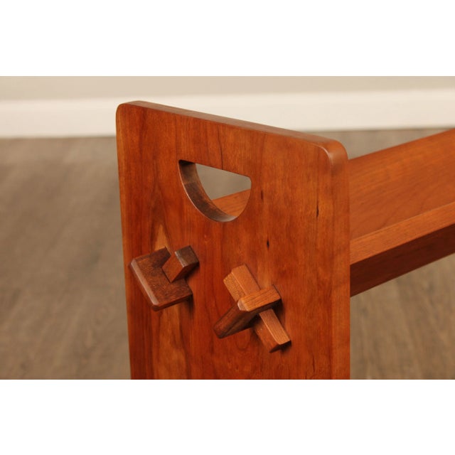 Stickley Mission Collection Cherry Book Trough Magazine Stand | Chairish