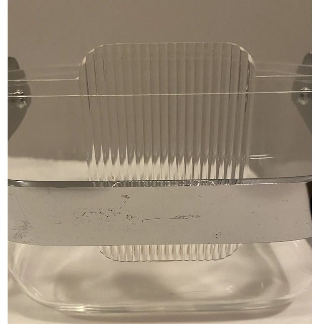 Mid-Century Modern Guzzini Lucite Stella Ice Bucket Made in Italy ...