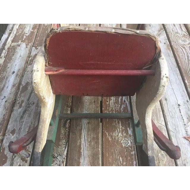 Late 1800s Victorian Double Rocking Horse | Chairish