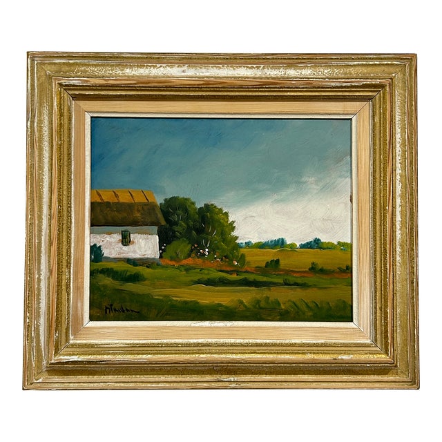 Countryside Framed Landscape | Chairish