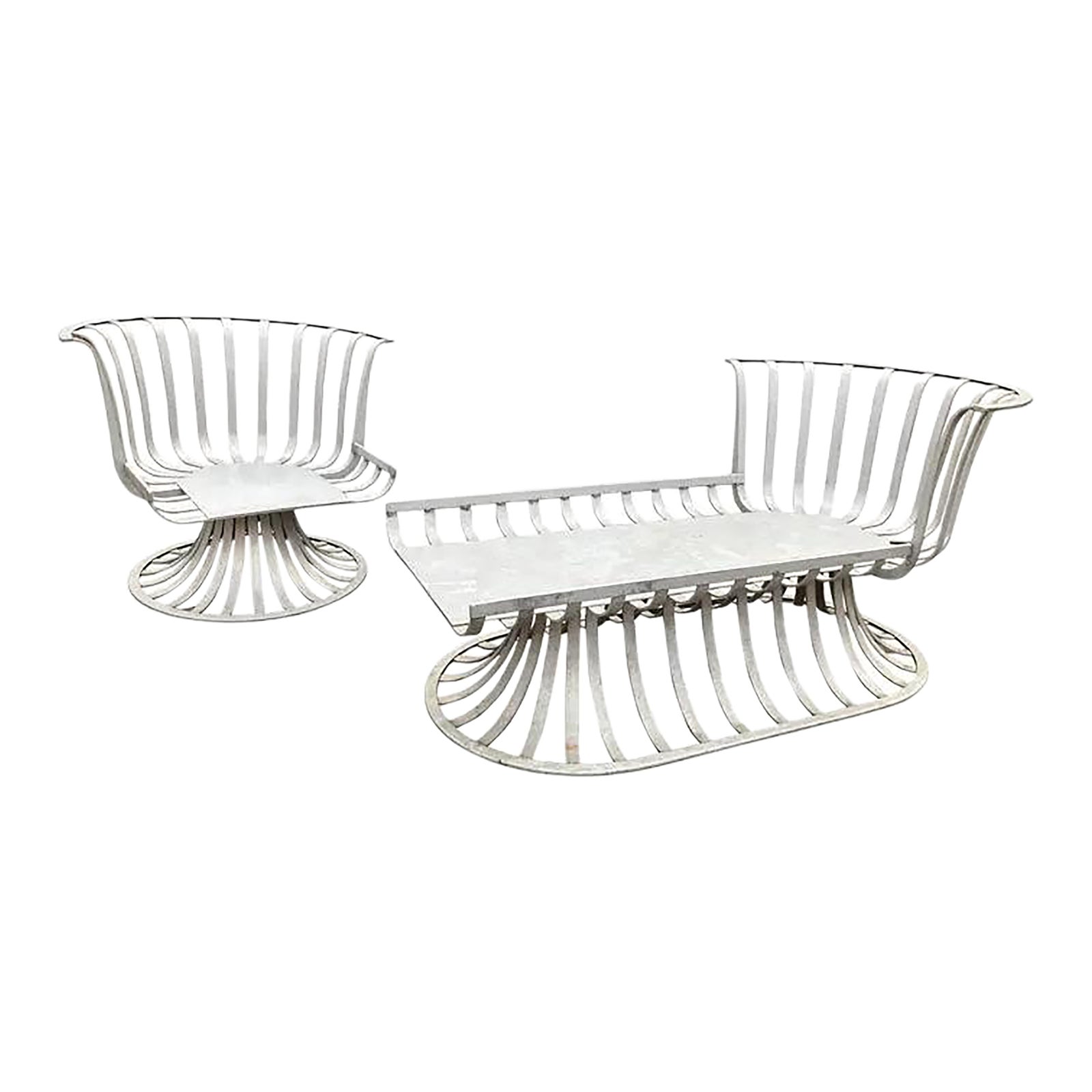 Herbert Saiger for Russell Woodard Patio Chaise and Lounge Chair ...