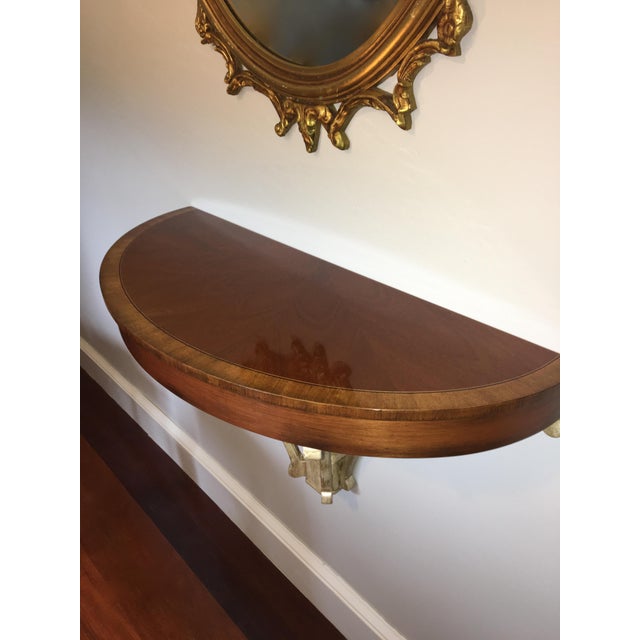 Traditional Wall Mounted Wall Console Table | Chairish
