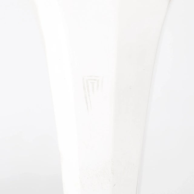 Tiffany & Co. Art Deco Octagonal Sterling Silver Trumpet Vase | Chairish